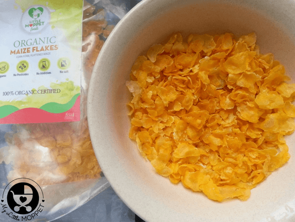 Maize Flakes with Milk and Honey - Healthy Breakfast Recipe