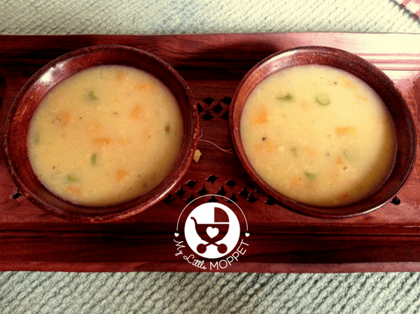 Maize Flakes Soup Recipe for Kids