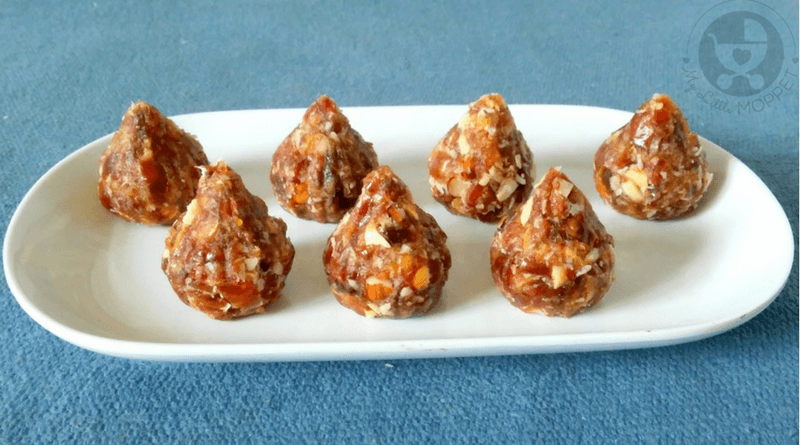 No Cook Dry Fruit Modak Recipe for Kids