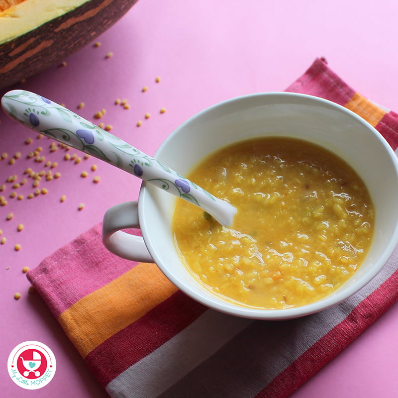 Pumpkin Mung Dal Porridge recipe